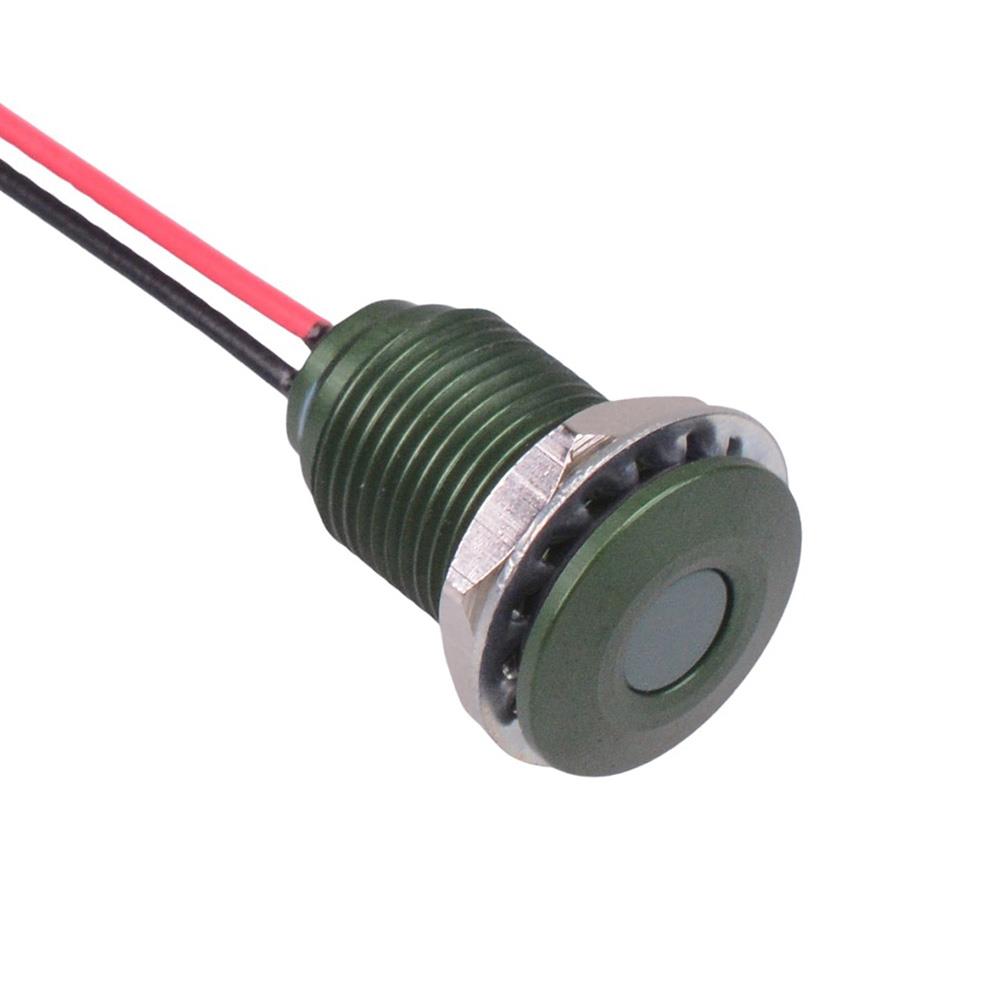 Q10F5AGXXHG12E Hyper Bright Green 10mm 12VDC LED Panel Indicator IP67 ...