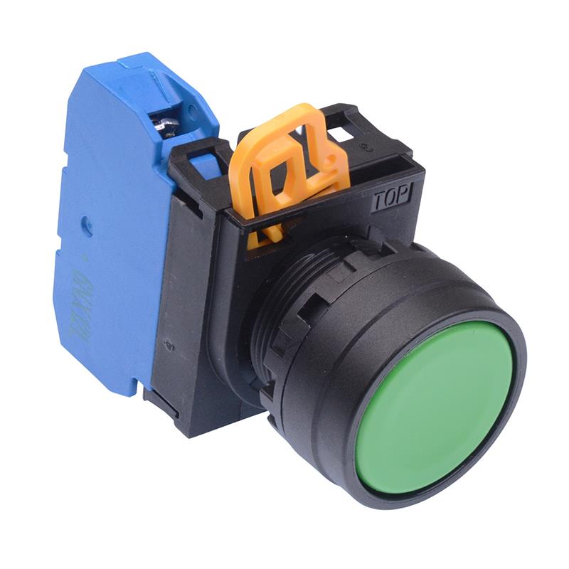 YW1B-M1E10G Green 22mm Momentary Push Button Switch NO IP65 IDEC — Switch Electronics | Your One ...