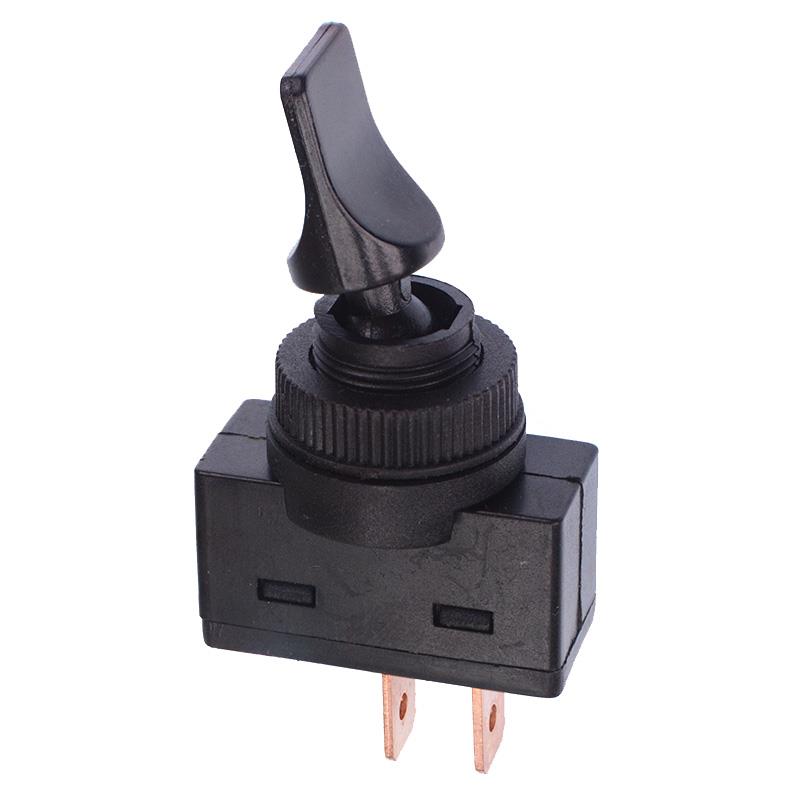 On-Off Black Paddle Toggle Switch SPST 20A 12V — Switch Electronics ...