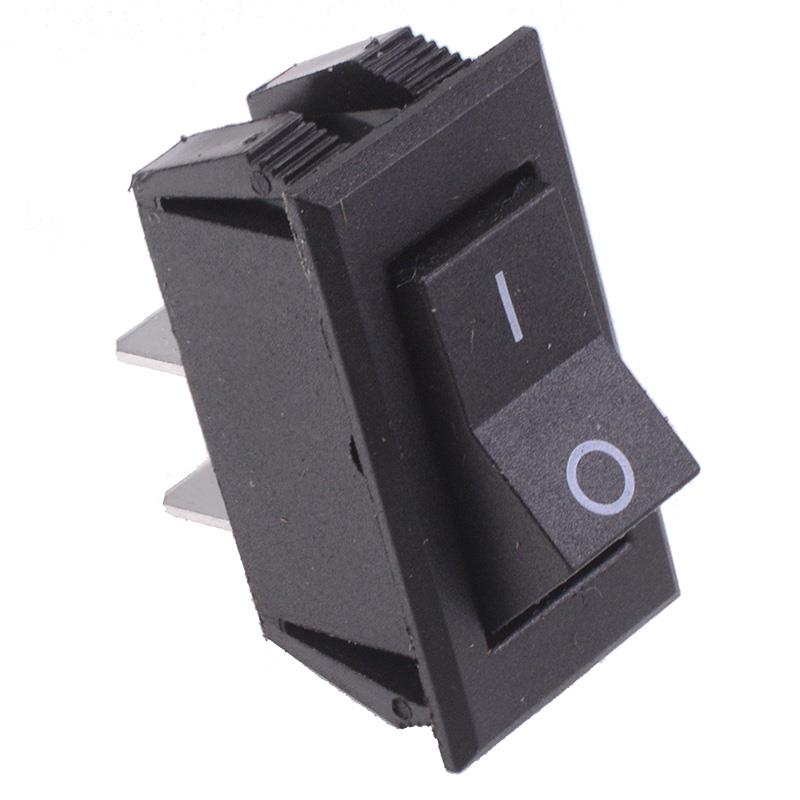 On-Off Rectangle Rocker Switch SPST 6A 250VAC — Switch Electronics ...