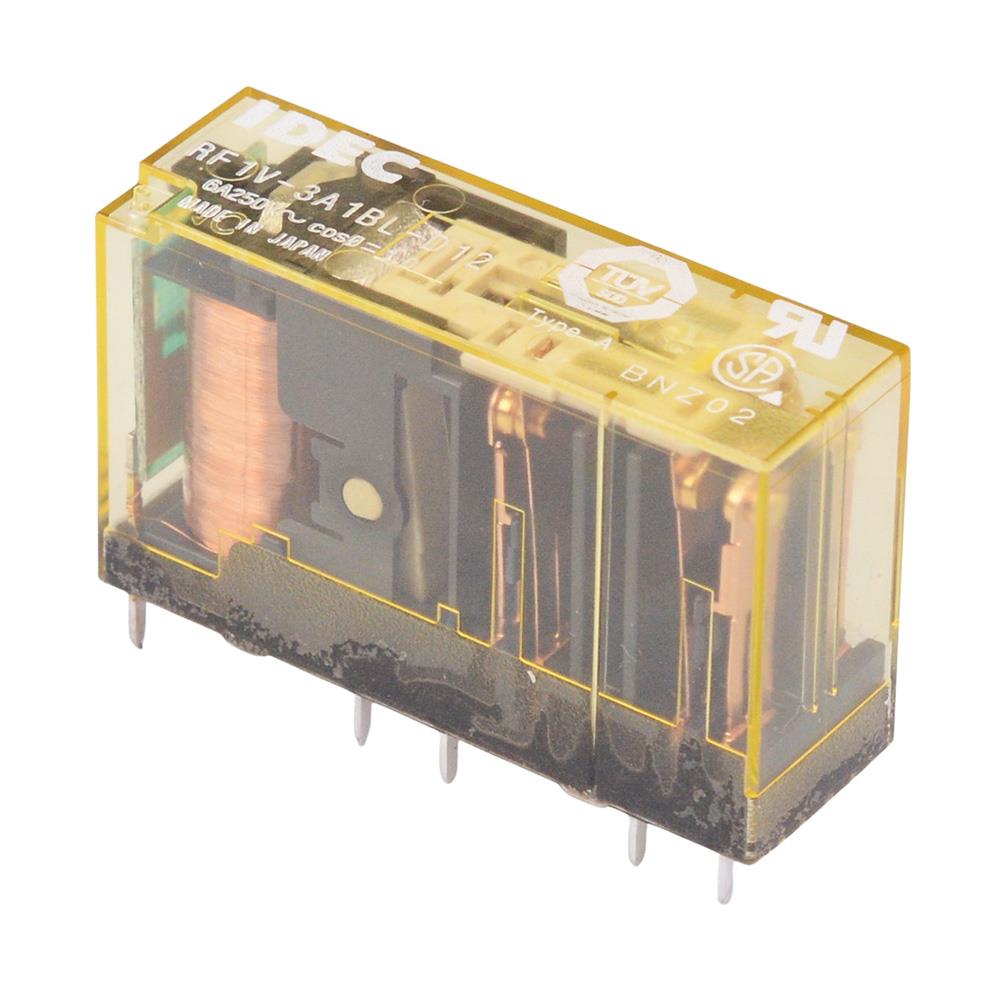 RF1V-3A1BL-D12 12VDC 4-Pole Force Guided Relay 3NO-1NC IDEC — Switch ...