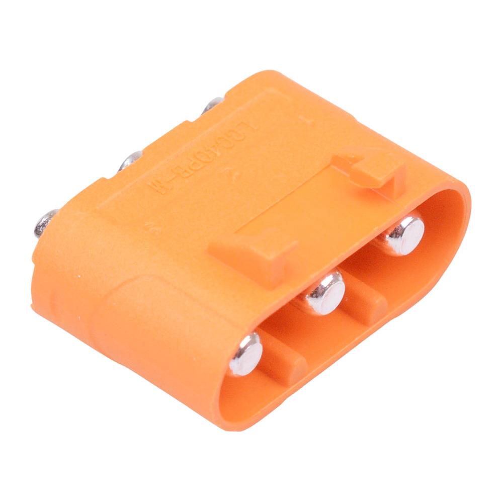 LCC40PB-M Male 3-Pin Silver Plated PCB Connector 30A AMASS — Switch ...