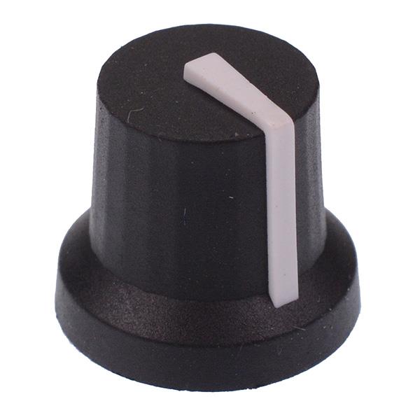 White Soft Touch 6mm Splined Knob K87MBR — Switch Electronics | Your ...