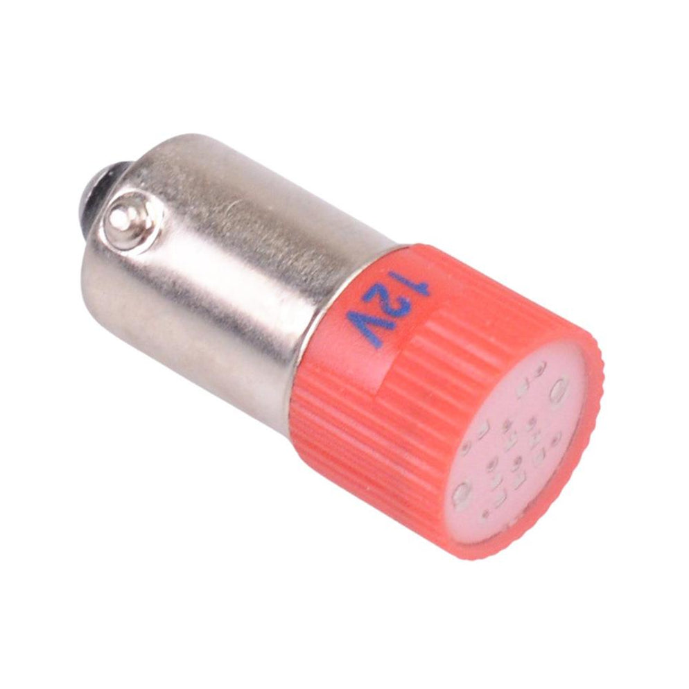 Red LED BA9S Bayonet LED Bulb 12VAC/DC — Switch Electronics | Your One ...
