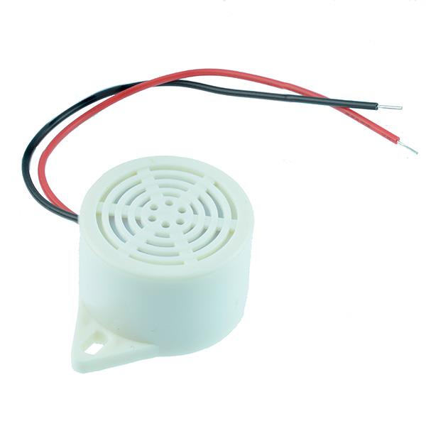 White 12V Electronic Mechanical Buzzer 150mm — Switch Electronics ...
