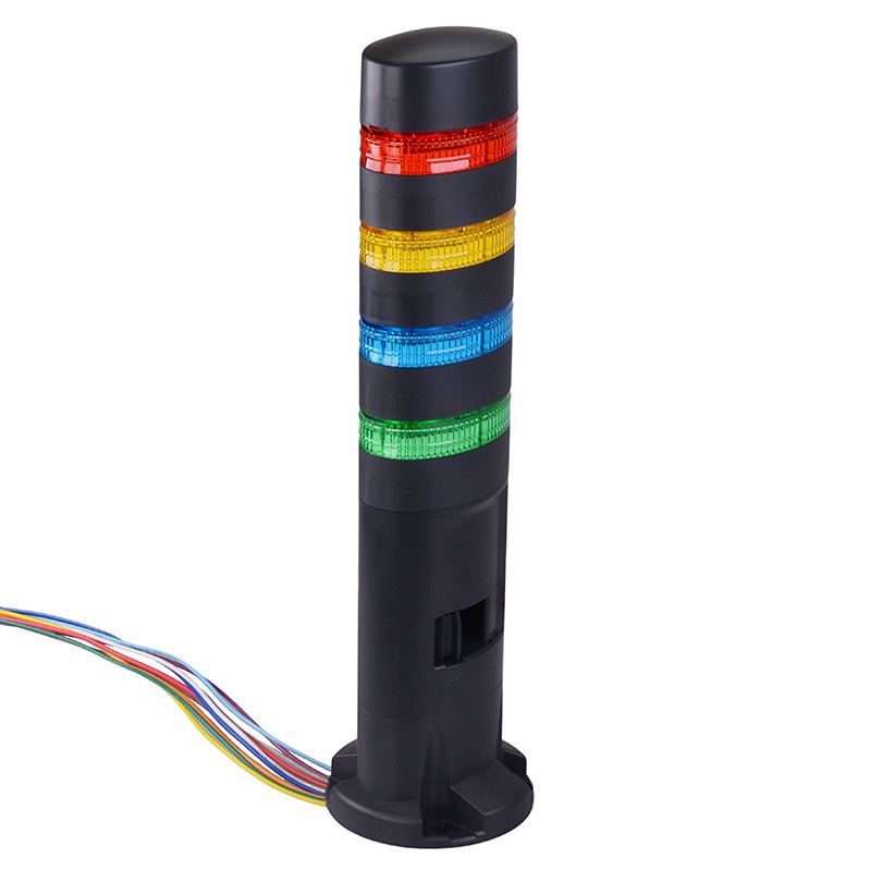LD6A-4DZQB-RYSG Red/Yellow/Blue/Green Stack Light LED Tower with Sound ...