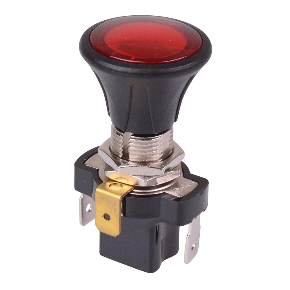 Red Off-On LED Push Pull Switch 10A A3-30L3B-01-HH — Switch Electronics ...