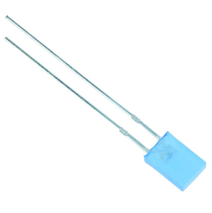 Blue Rectangular 2 x 5mm Diffused LED 50mcd 160° — Switch Electronics ...