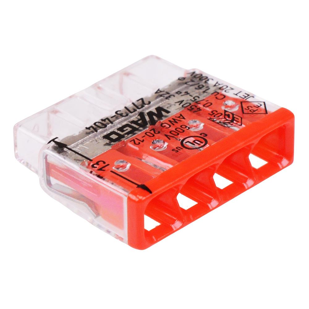 2773-404 WAGO Compact 4 Way Push Wire Connector 32A — Switch ...