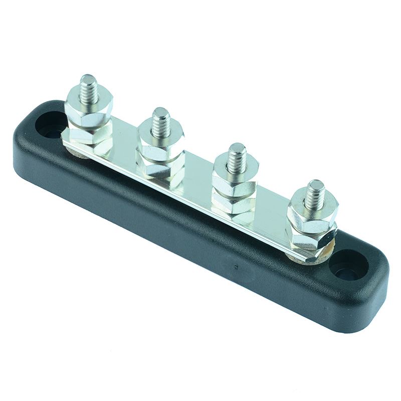 100A Busbar with 4 Stud Terminals — Switch Electronics | Your One Stop ...