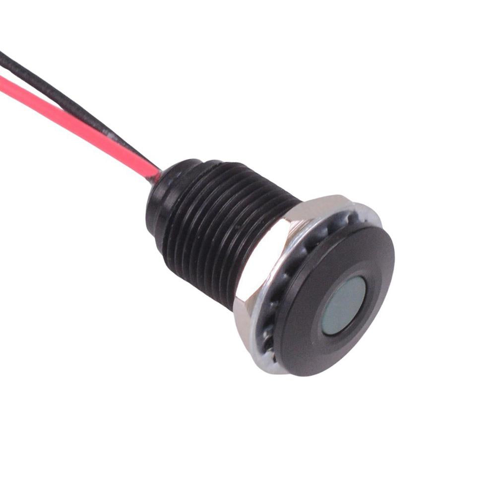 Q10F5ANXXG12E Green 10mm 12VDC LED Panel Indicator IP67 APEM — Switch ...