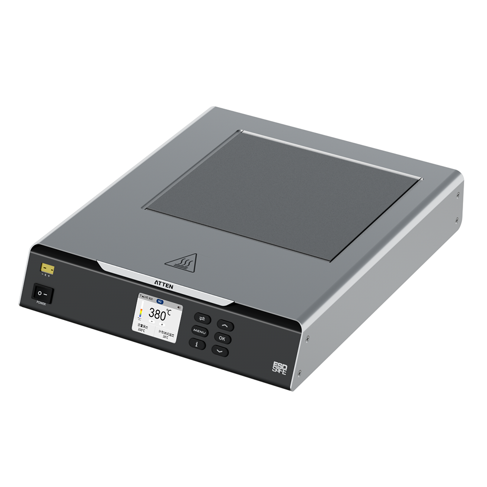 ST-7800 Large 800W 50-350℃ Digital Preheating Platform ATTEN — Switch ...