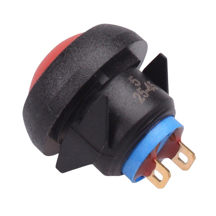 IBR3SAD6 Red Momentary Snap-In 12mm Push Button Switch SPST IP67 ...