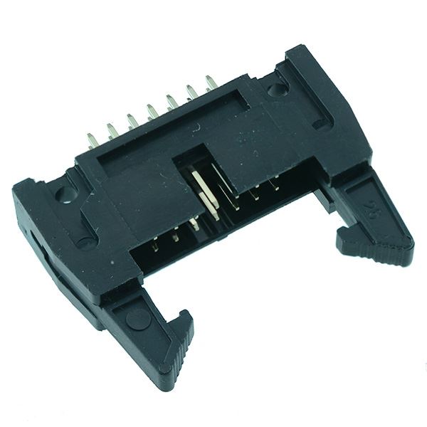 14-Way IDC Latched PCB Plug 2.54mm Pitch — Switch Electronics | Your ...