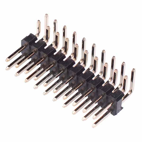 20-Way Double Row Right Angle Male Header 2.54mm — Switch Electronics ...