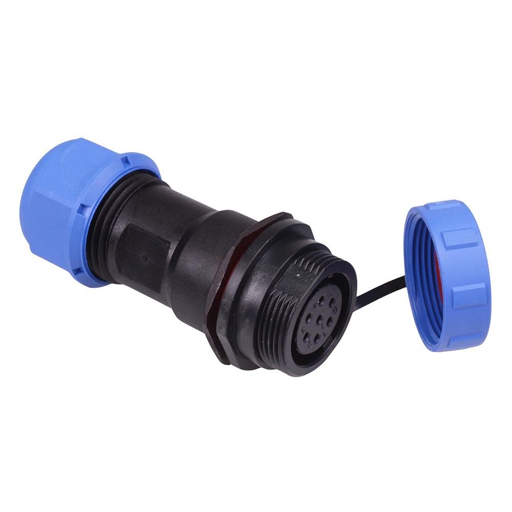 7 Pin Waterproof W17 Female Socket Cable Connector IP68 — Switch ...
