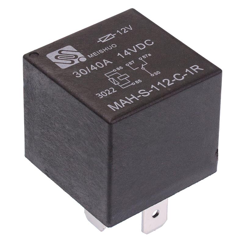12V SPDT Mini Automotive Relay Resistor 40A MAH-S-112-C-1R — Switch ...