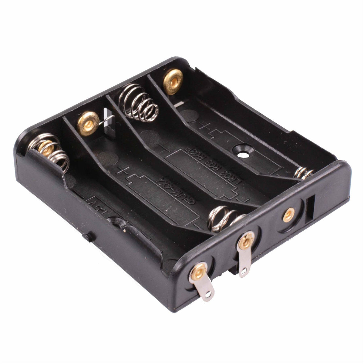 AAA x 4 Battery Holder Solder Terminals — Switch Electronics | Your One ...