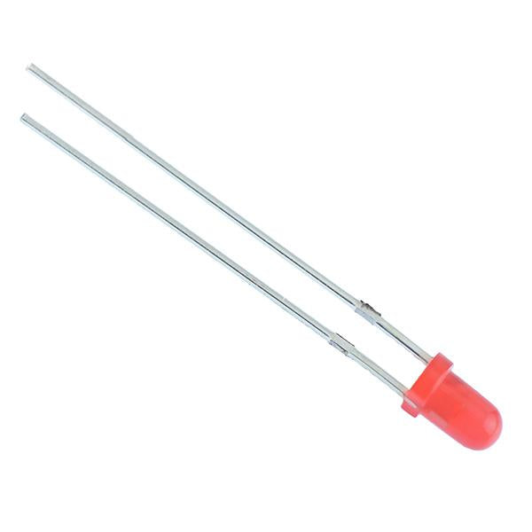 Red 3mm LED Diffused 300mcd 50° — Switch Electronics | Your One Stop ...