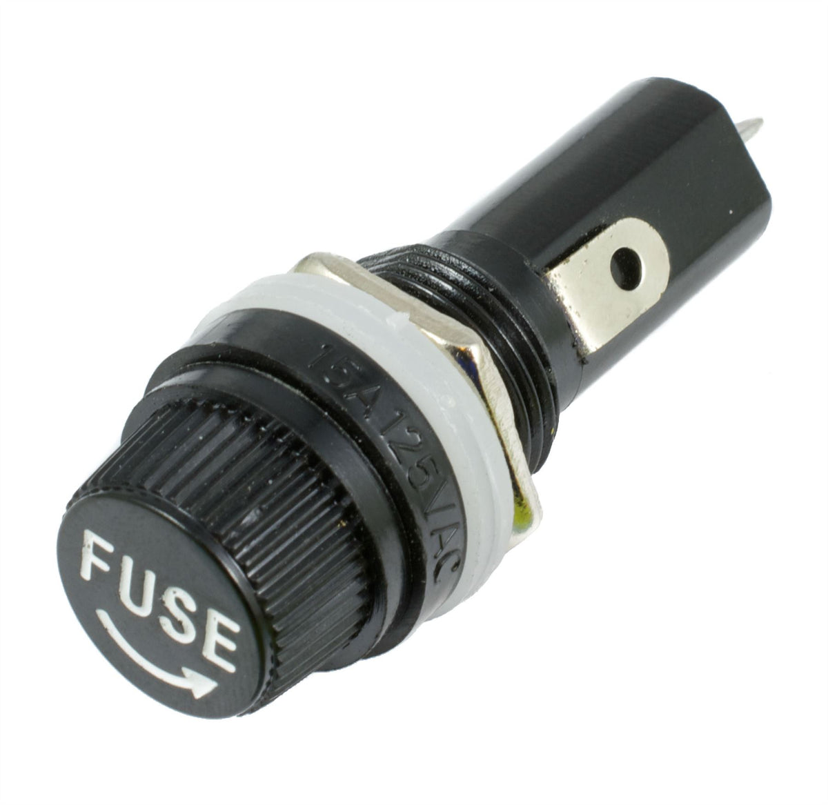 6.3 x 30mm Round Fuse Holder 10A — Switch Electronics | Your One Stop ...
