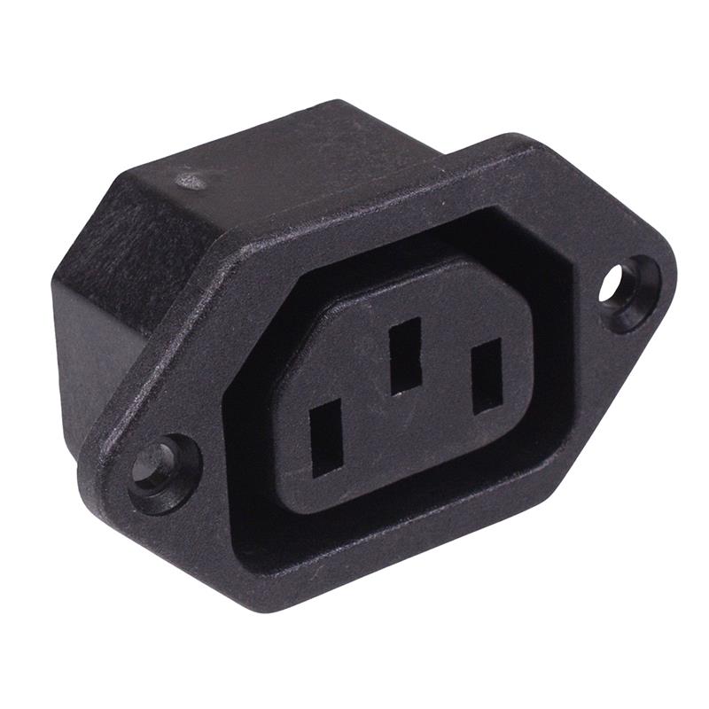 FC68138 Panel Mount IEC C13 Output Socket 6A 250V CLIFF — Switch ...