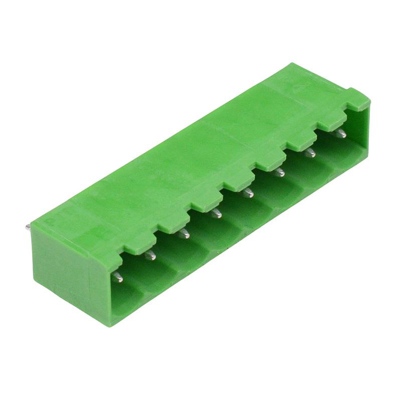 8-Way 5.08mm Vertical PCB Header Closed Ends Green 16A 300V — Switch ...