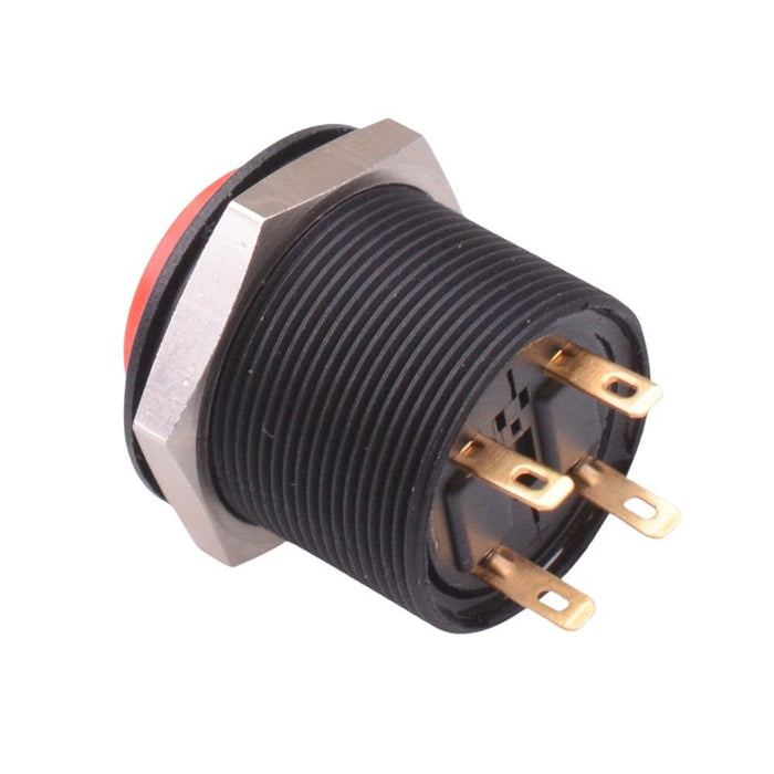 FPAR3B1462X0X APEM Red Off-(On) Momentary Push Button Switch Round Act ...