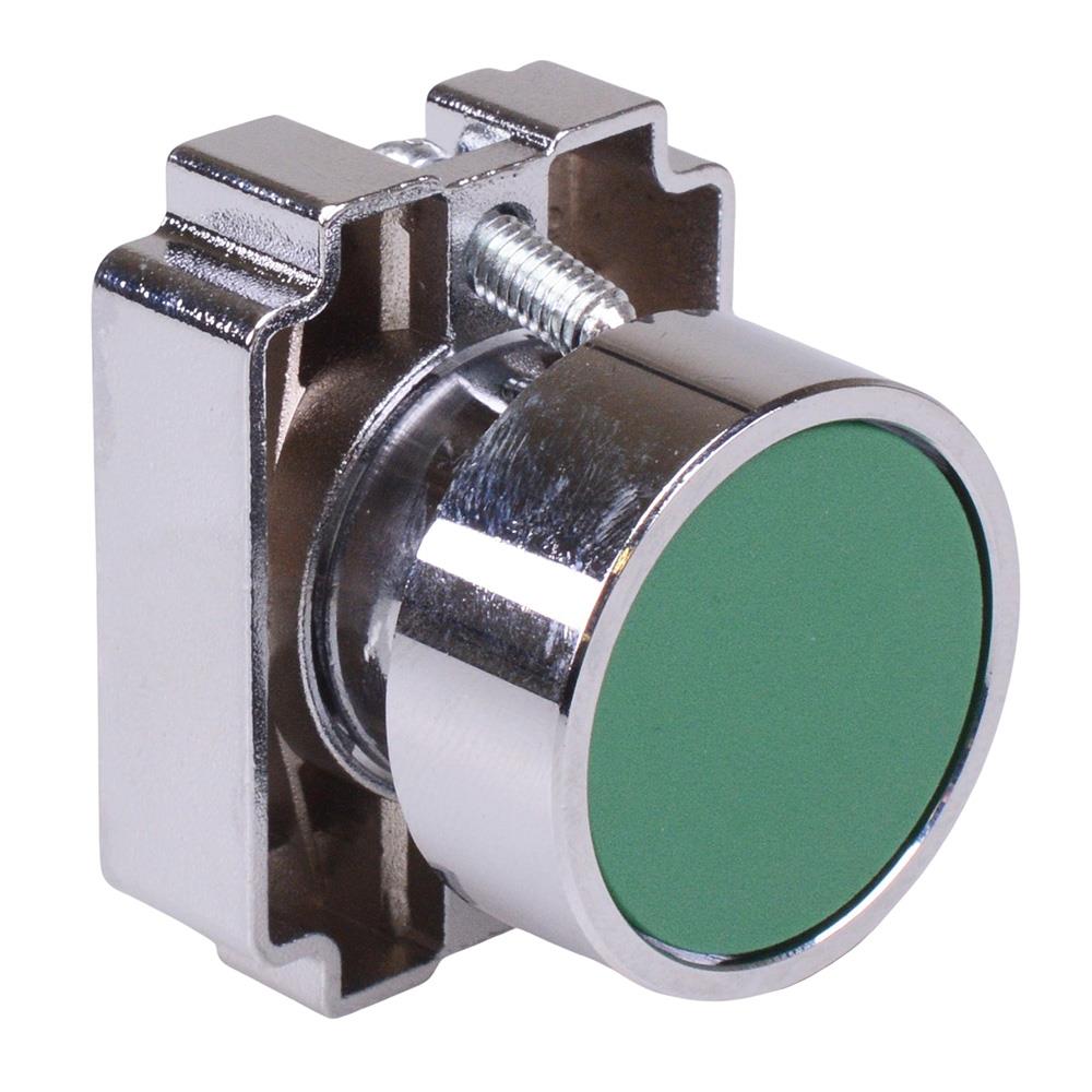 Techna PtecMetPNGreen Green Flush Push Button Switch Metal — Switch ...