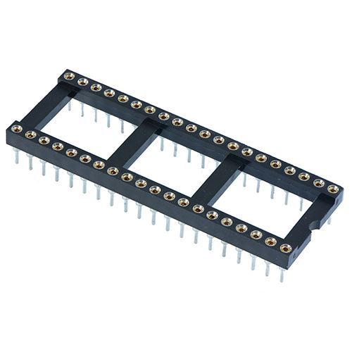 40 Pin DIP/DIL Turned Pin IC Socket Connector 0.6" Pitch — Switch ...