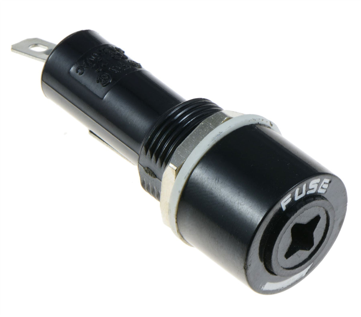 6.3 x 30mm Screw-Cap Round Fuse Holder 10A — Switch Electronics | Your ...