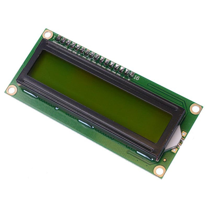 Yellow Green 16x2 I2C LCD Display Module — Switch Electronics | Your ...