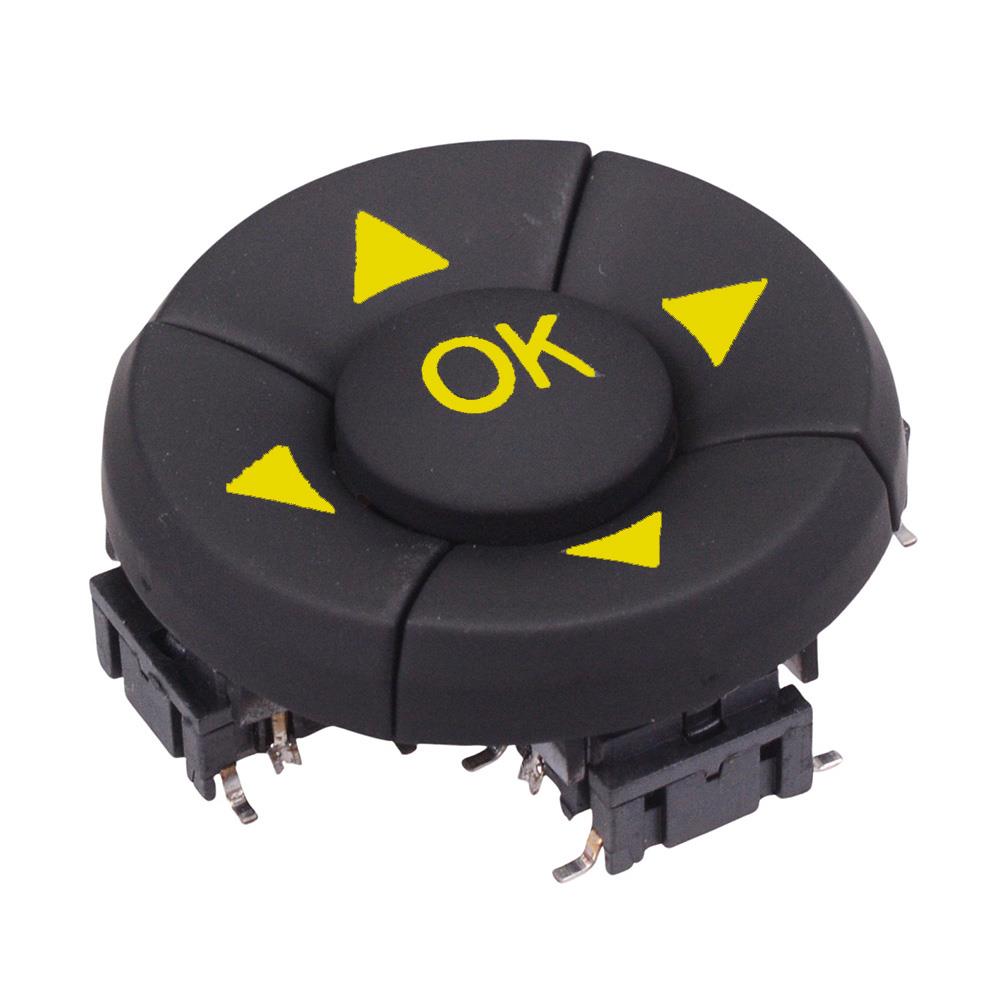 ILLUMEC 4 Yellow illuminated Tactile Switch Kit Module IP67 MEC ...