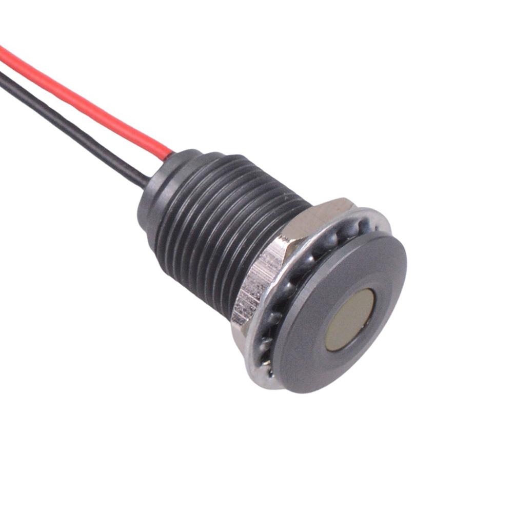 Q10F5ACXXY24E Yellow 10mm 24VDC LED Panel Indicator IP67 APEM — Switch ...