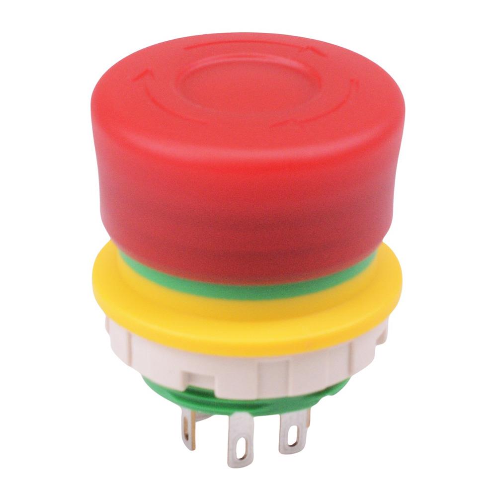 XW1E-LV3SG02Q4TR illuminated Unibody 22mm Emergency Stop Switch 2NC ID ...