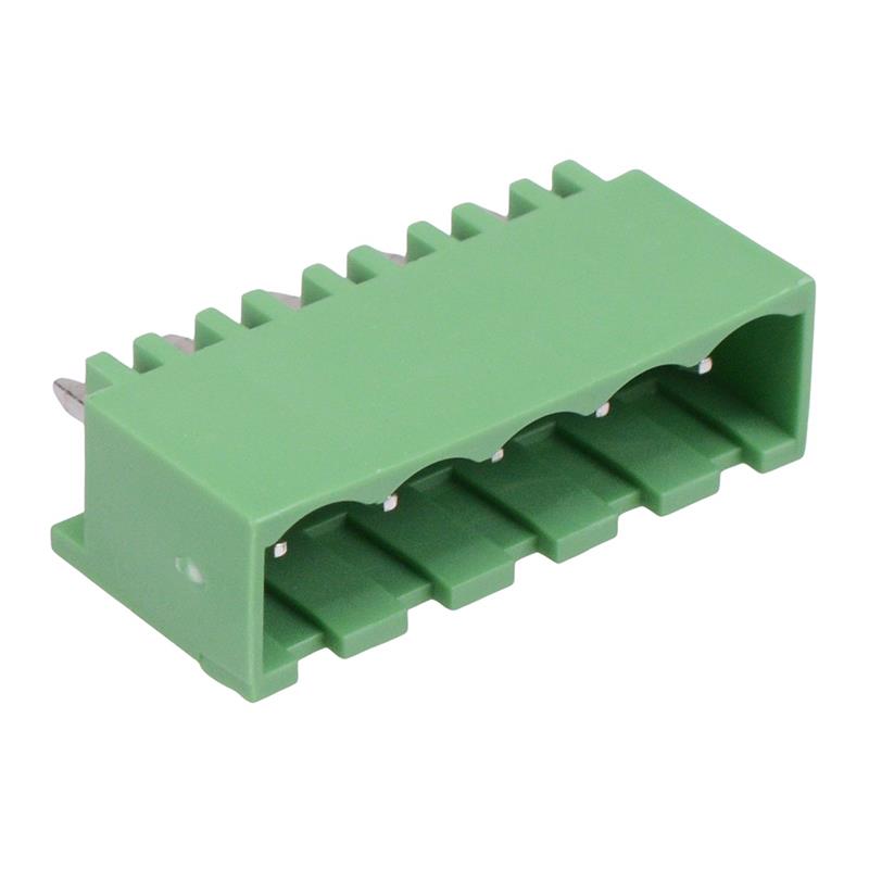 5-Way 5.00mm Vertical PCB Header Closed Ends 15A 300V — Switch ...