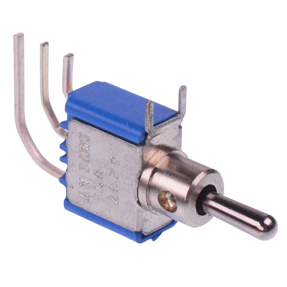 5237WWAB16 APEM (On)-Off-(On) Momentary Miniature PCB Toggle Switch SP ...