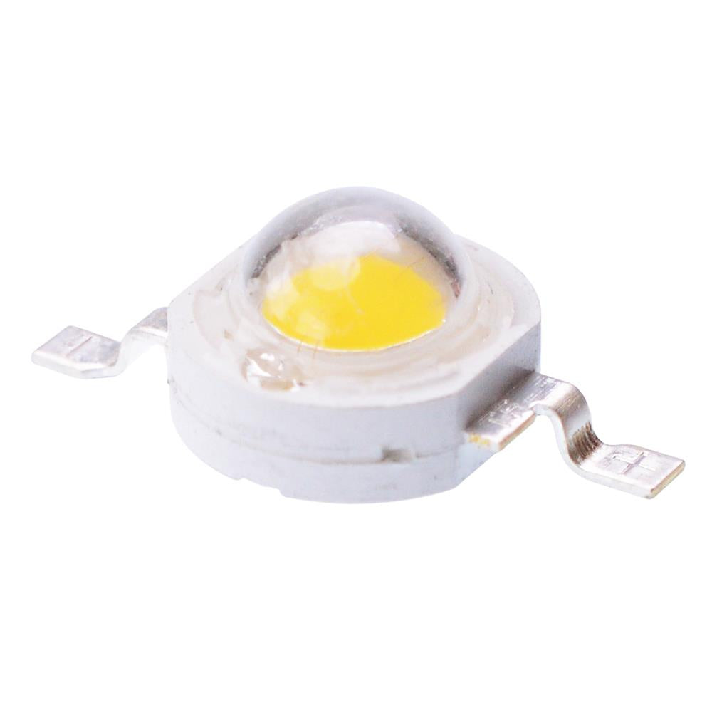 Warm White 1W High Power LED 110lm 120° — Switch Electronics | Your One ...