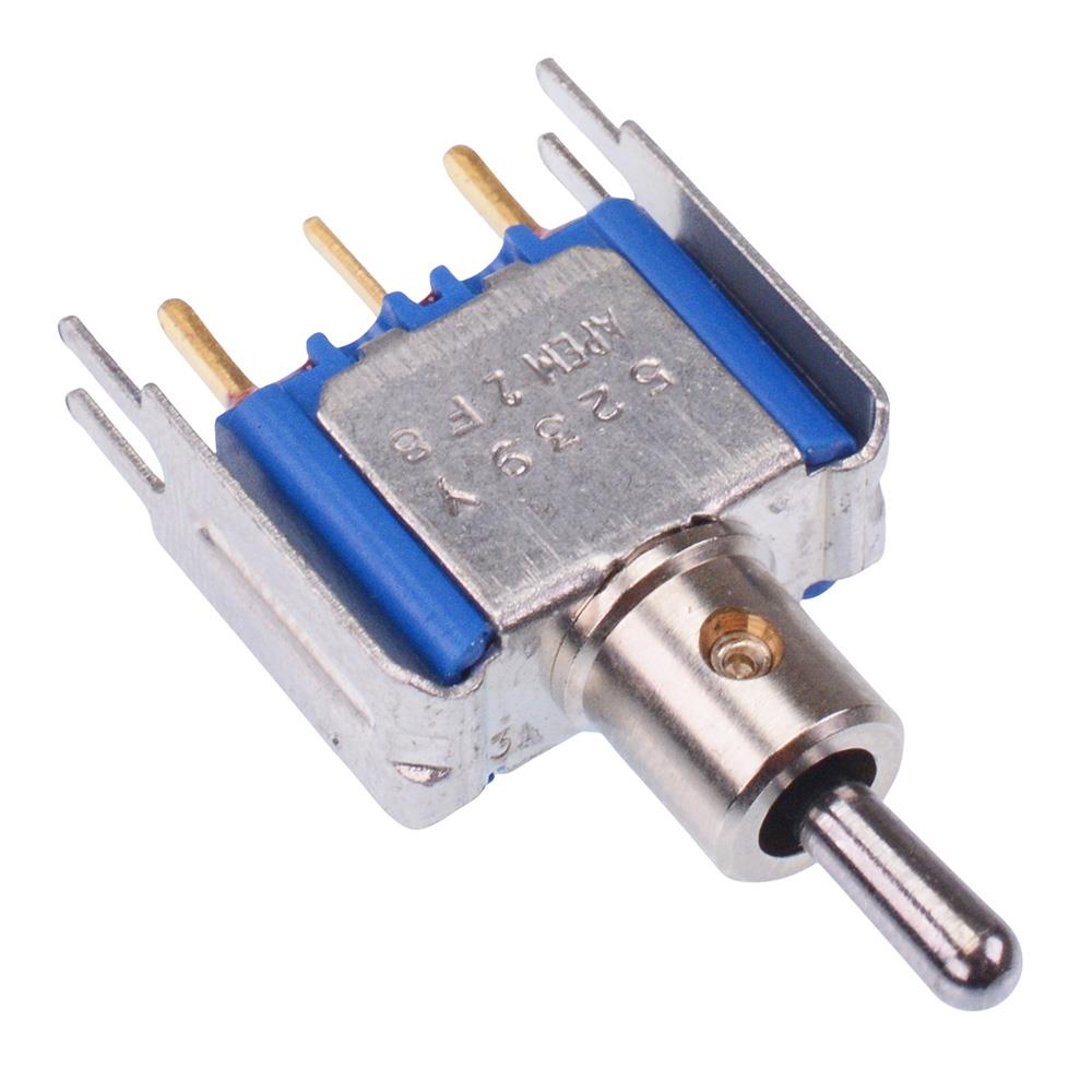 5239YCDB16X445 APEM On-Off-On Miniature PCB Toggle Switch SPDT — Switch ...