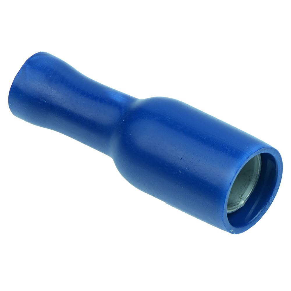 Blue 5mm Female Bullet Crimp Connector (Pack of 100) — Switch ...