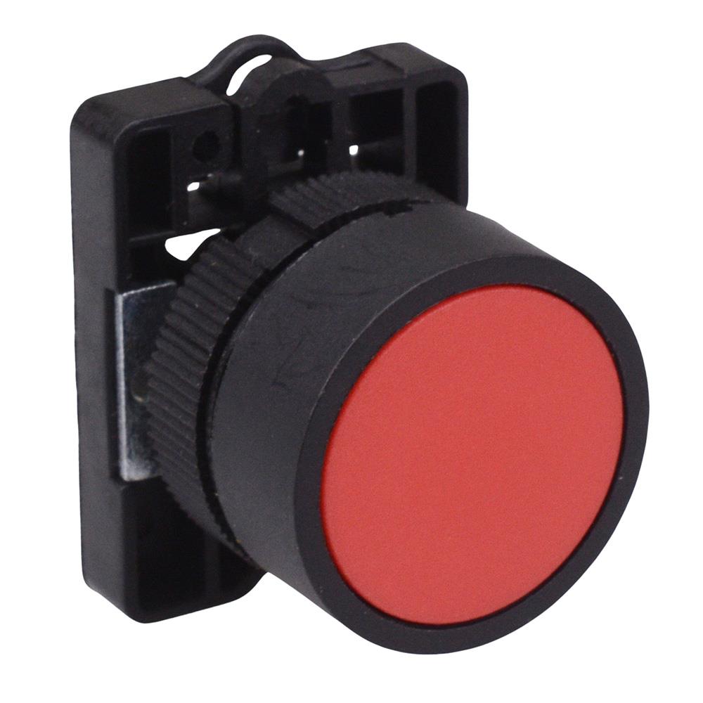 Techna PtecPNRed Red Flush Push Button Switch — Switch Electronics ...