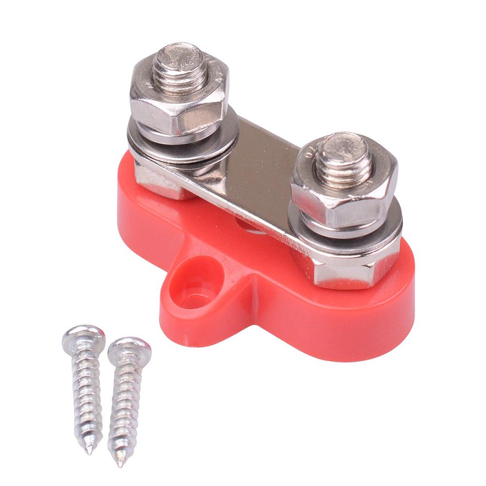 Red Positive Dual M8 Stud Power Distribution Post — Switch Electronics ...
