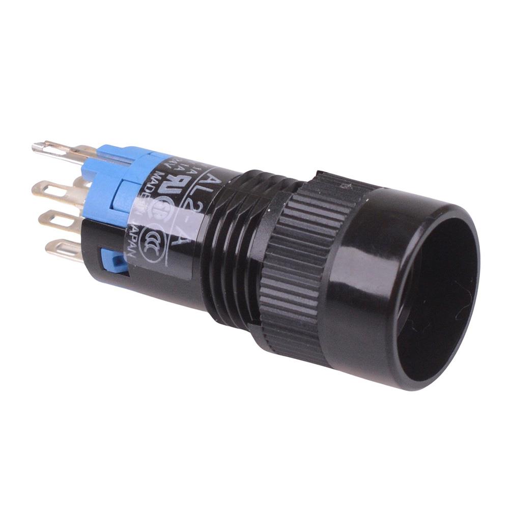 AL2M-A200 12mm Latching Round illuminated Push Button Body DPDT IDEC ...