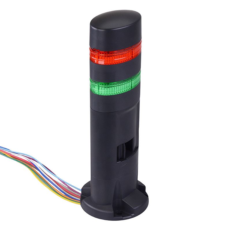 LD6A-2DZQB-RG Red/Green Stack Light LED Tower with Sounder & Flasher D ...