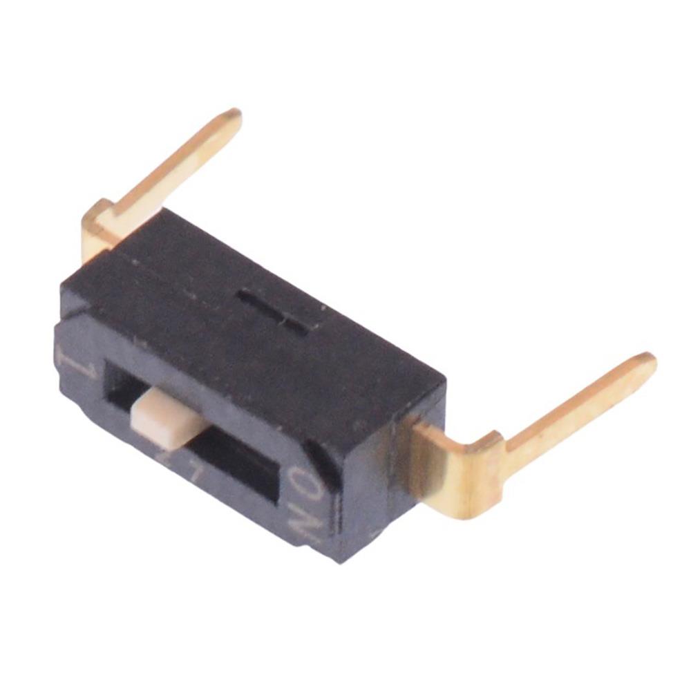 IKE0100101 APEM 1-Way 2.54mm Through Hole PCB DIP Switch SPST — Switch ...