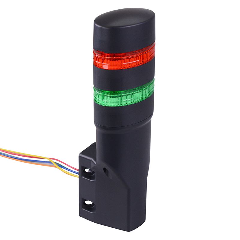 LD6A-2WQB-RG Red/Green Stack Light LED Tower Wall Mount 24VAC/DC IDEC ...