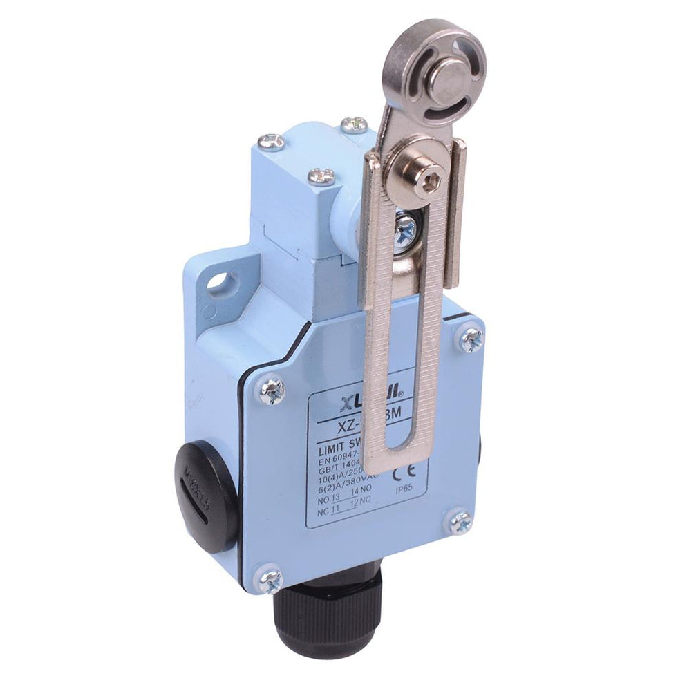 Adjustable Roller Arm Metal Limit Switch 10A IP65 — Switch Electronics ...