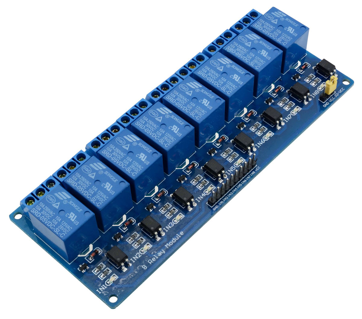 5V 8-Channel Relay Board Module — Switch Electronics | Your One Stop ...