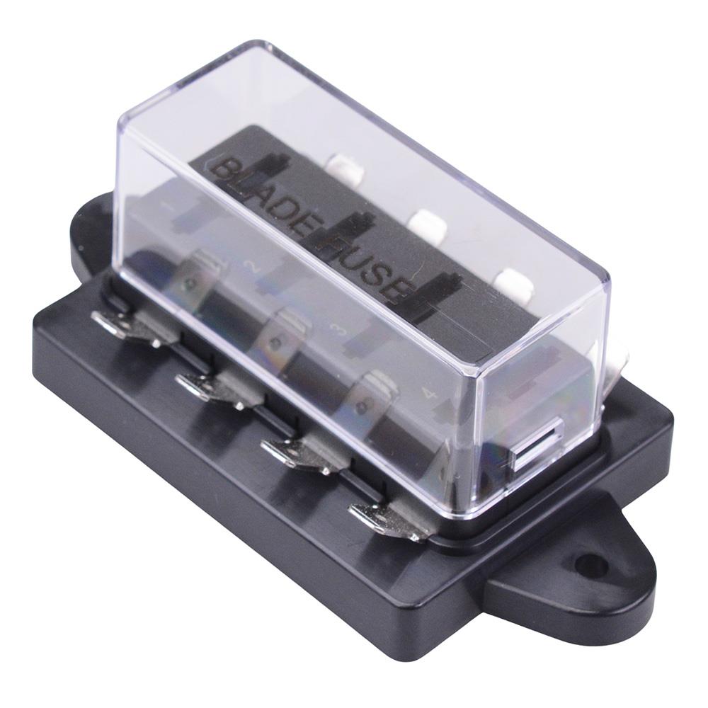 4 Way Standard Blade Compact Fuse Box 32VDC R3-76D-01-3104 — Switch ...