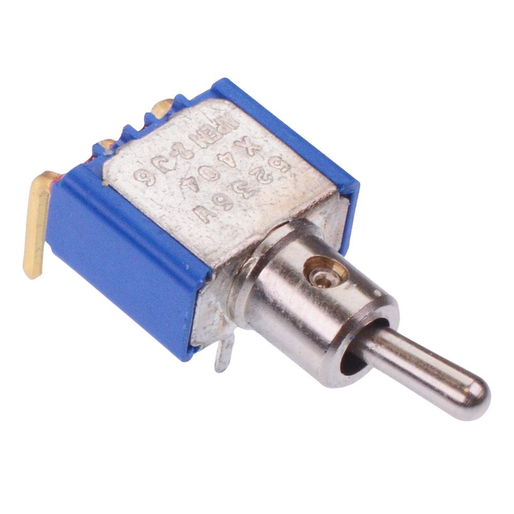 5236WCDB16X404 APEM On-On Miniature PCB Toggle Switch SPDT — Switch ...