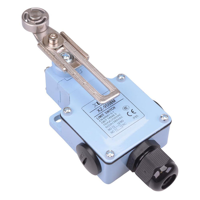 Adjustable Roller Arm Metal Limit Switch 10A IP65 — Switch Electronics | Your One Stop Component ...
